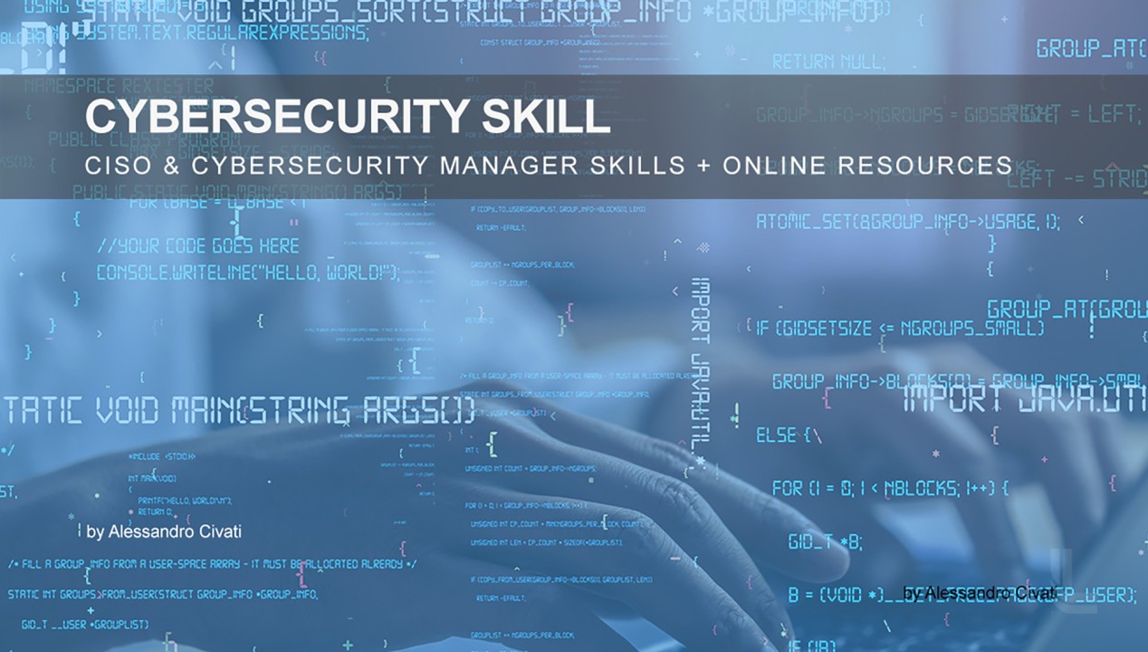 CyberSecurity Skills for CISO & Cybersecurity Manager - ZugTimes.com